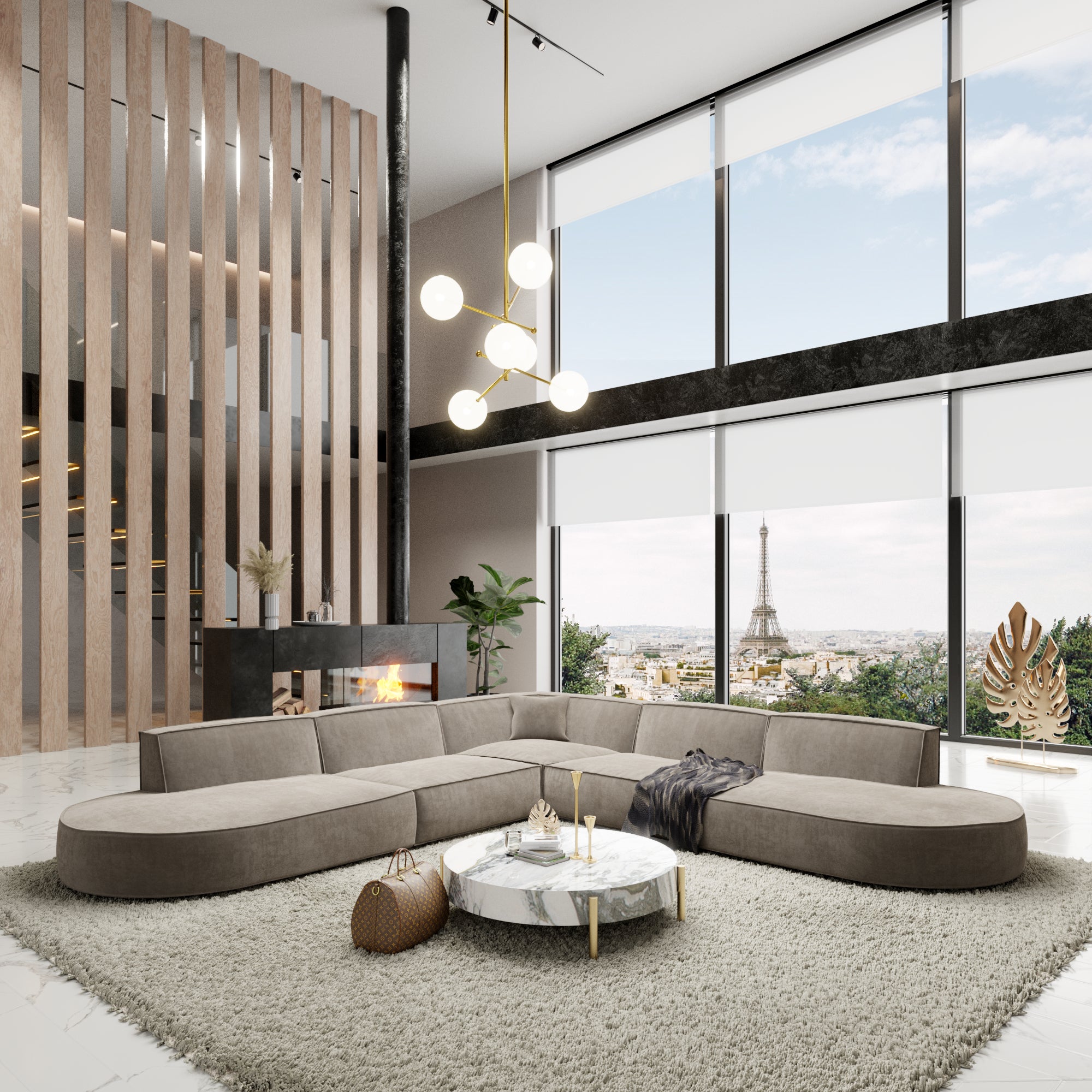 Corner form Lounge Sofa BELAGIO – iconX STUDIOS - Switzerland